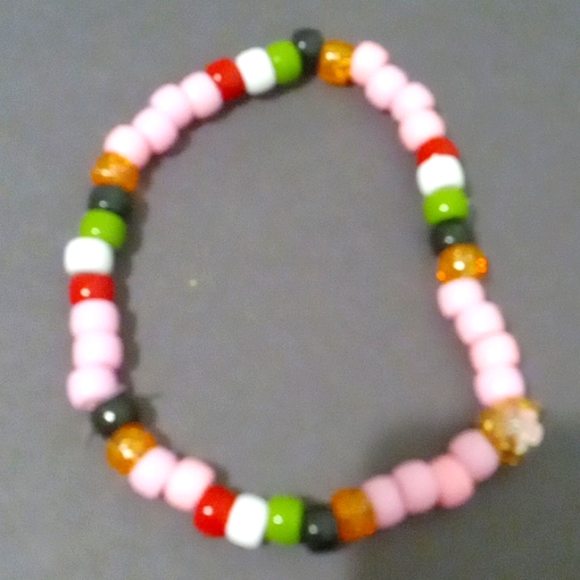 Accessories | Handmade Demon Slayer Nezuko Bracelet | Poshmark